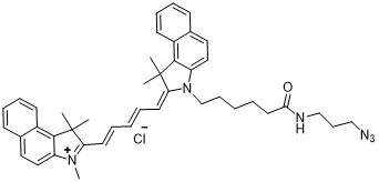 Cy5.5-叠氮 / Cy5.5 azide / 1557136-25-0 / 1557397-58-6 | 多荧生物_Duofluor